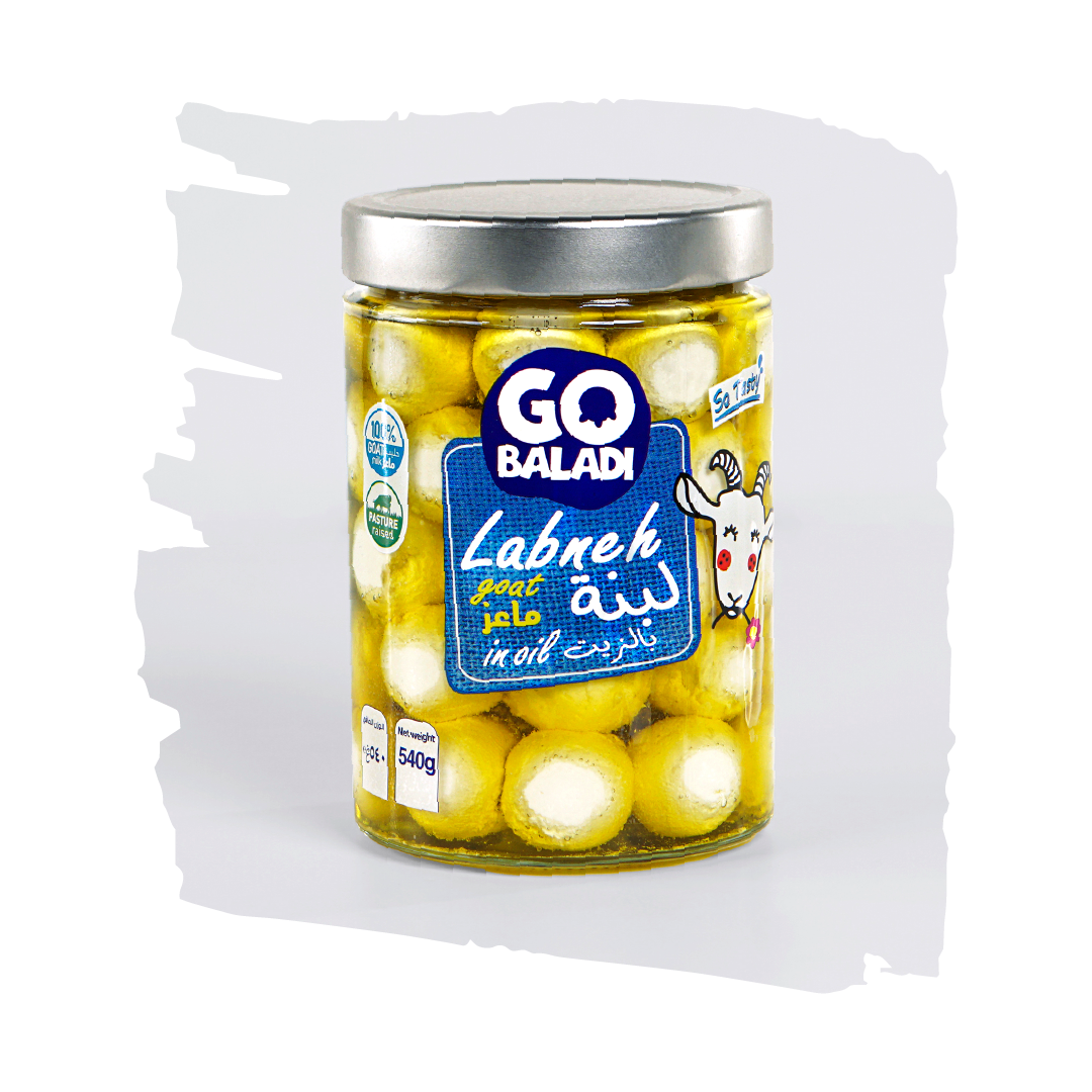 Go Baladi Grass Fed Goat Labneh in Oil